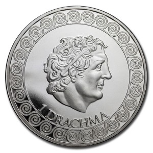 2020 Rhodes Colossus Silver Coin, 1 oz.