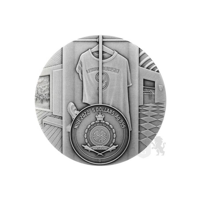 Robert Lewandowski Silver Coin: Talent 2022, 2 oz.