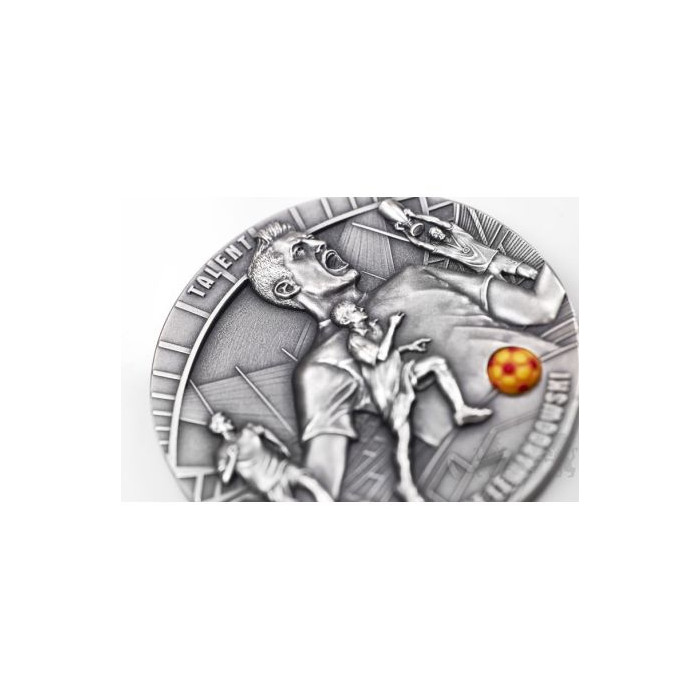 Robert Lewandowski Silver Coin: Talent 2022, 2 oz.