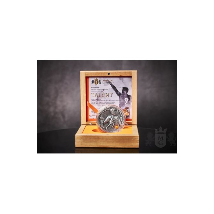 Robert Lewandowski Silver Coin: Talent 2022, 2 oz.