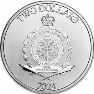 Сребрна монета Герої грецької міфології: Персей 2024, 1 унція