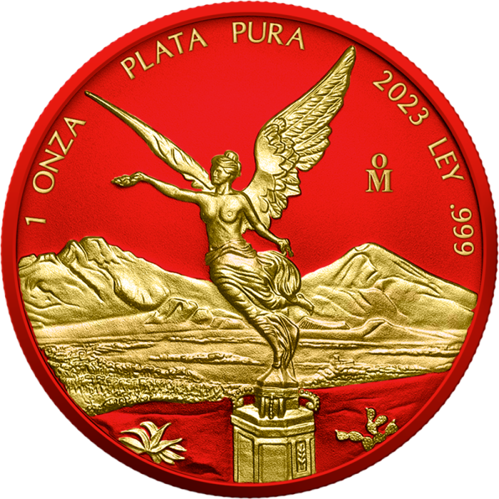 Srebrna Moneta Mexico Libertad 2023 Space Metals, 1 uncja
