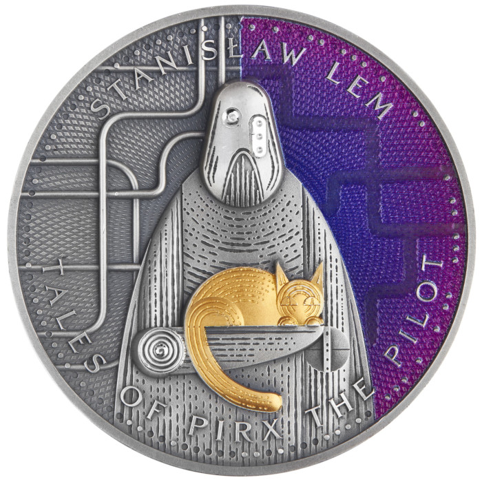 Silver Coin Stanislaw Lem, The Tale of Pilot Pirx 2024, 2 oz.