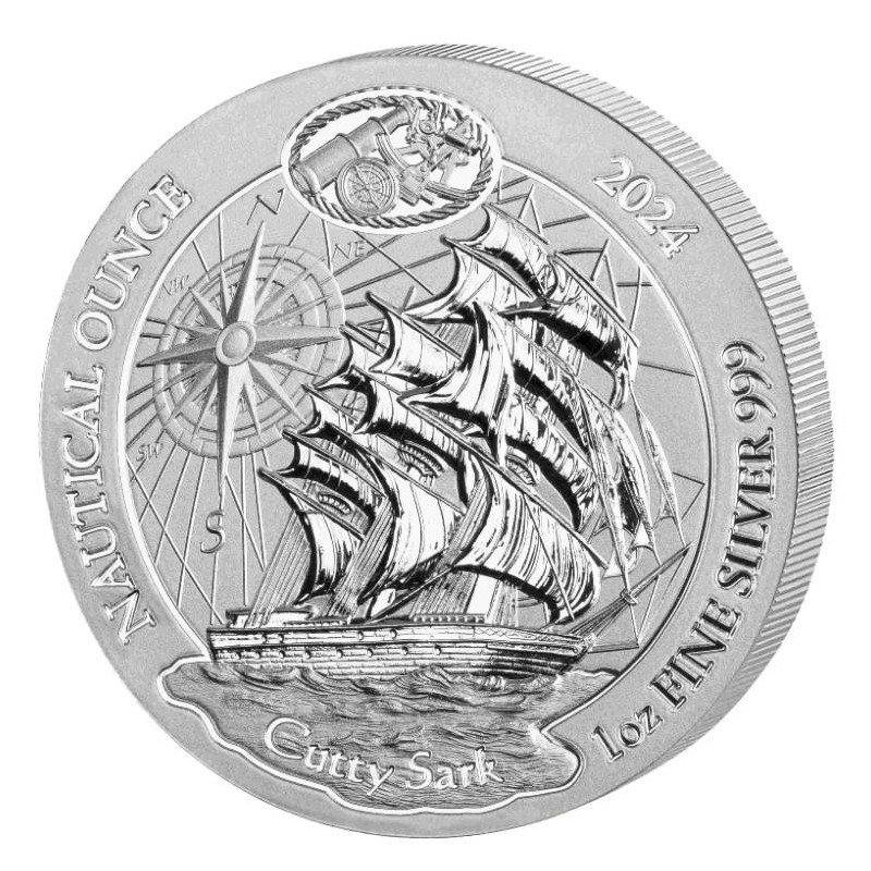 Nautical Ounce: Cutty Sark 2024 Silver Coin, 1 oz.