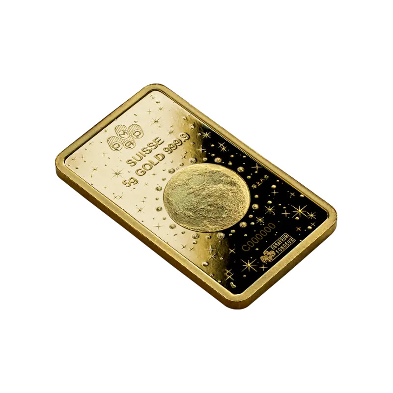 PAMP Lunar Legends Azure Dragon 2024 Gold Investment Bar, 5g.