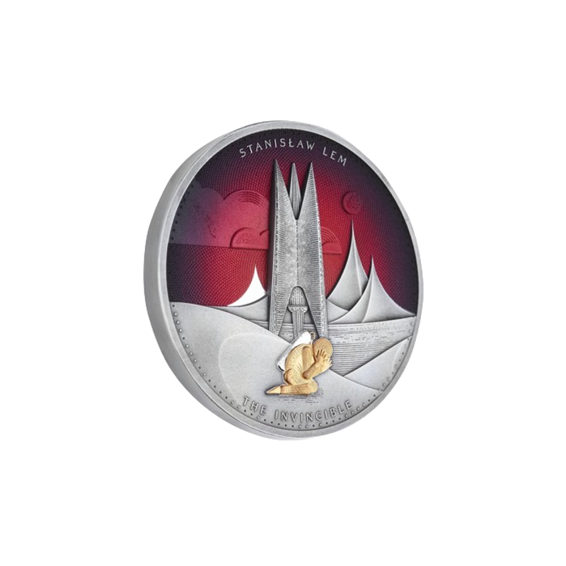 Silver Coin Stanislaw Lem, Invincible 2024, 200 g