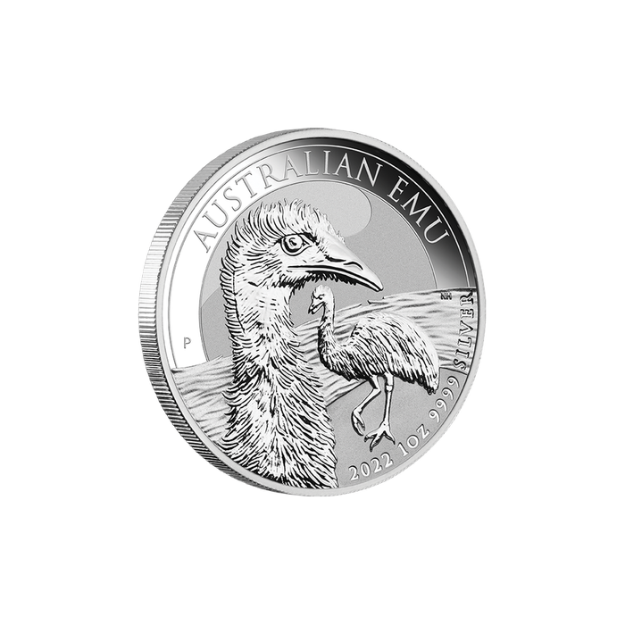 2022 Australian Emu Silver Coin, 1 oz.