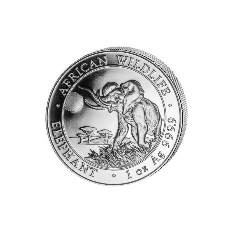 2016 Somali Elephant Silver Coin, 1 oz.
