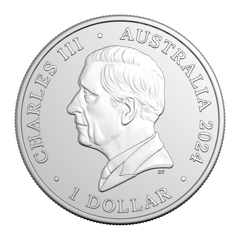RAM Kangaroo 2024 Silver Coin, 1 oz.