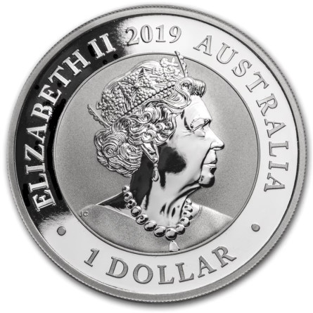 2019 Australian Swan Silver Coin, 1 oz.