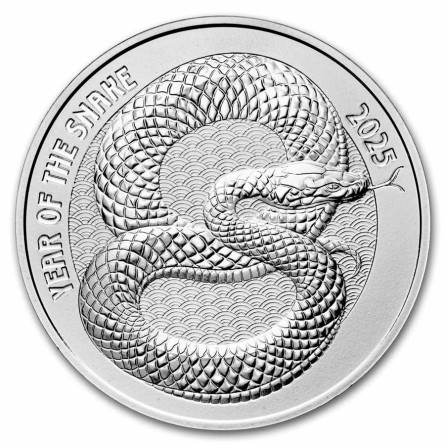 Year of the Snake 2025 Silver Medal, 1 oz.