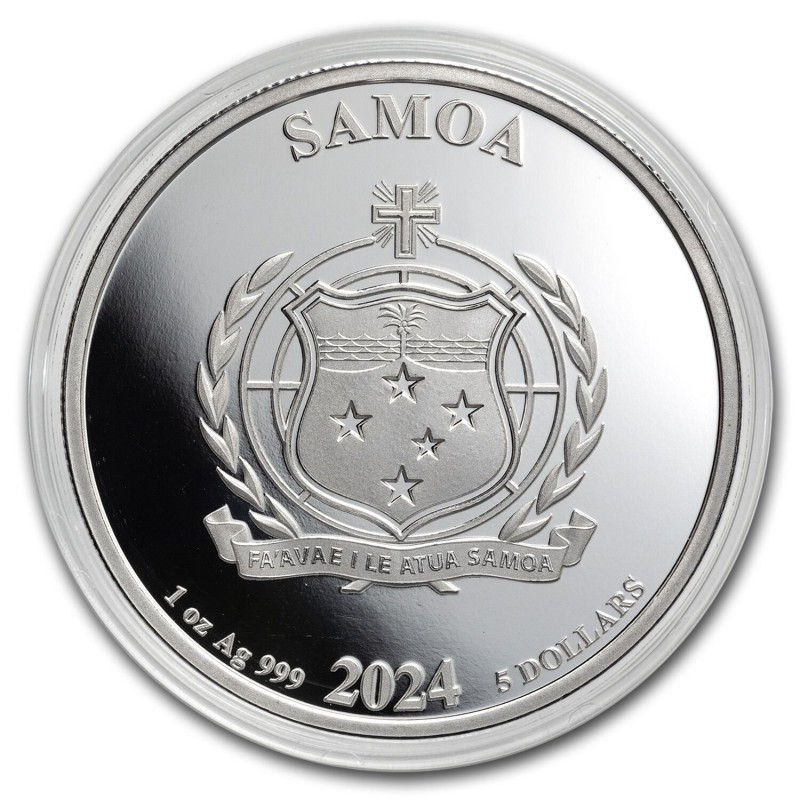 Samoa Silver Coin Joker 2024 TEP, 1 oz