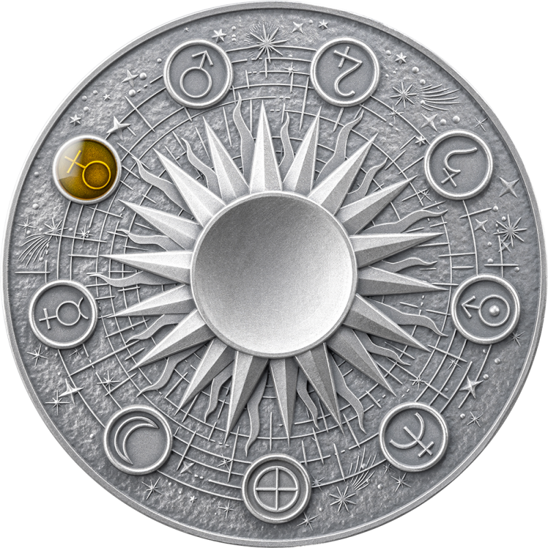 Silver Solar System Coin: Venus 2025, 2 oz.