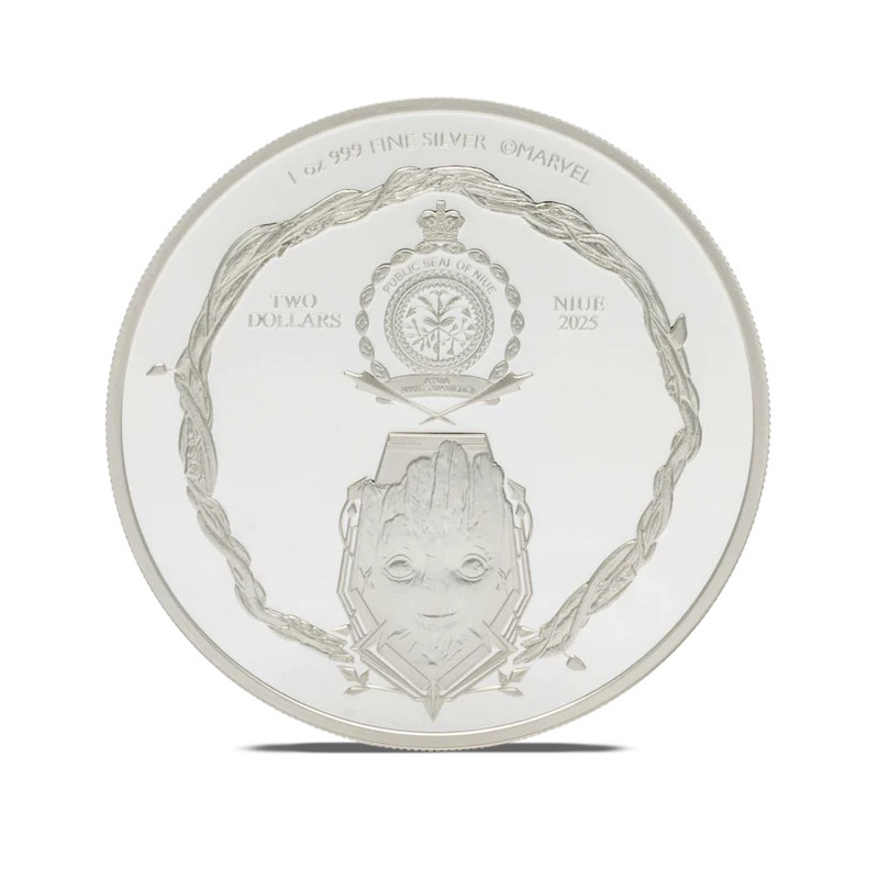 Silver Coin Marvel - Groot 2025, 1 oz