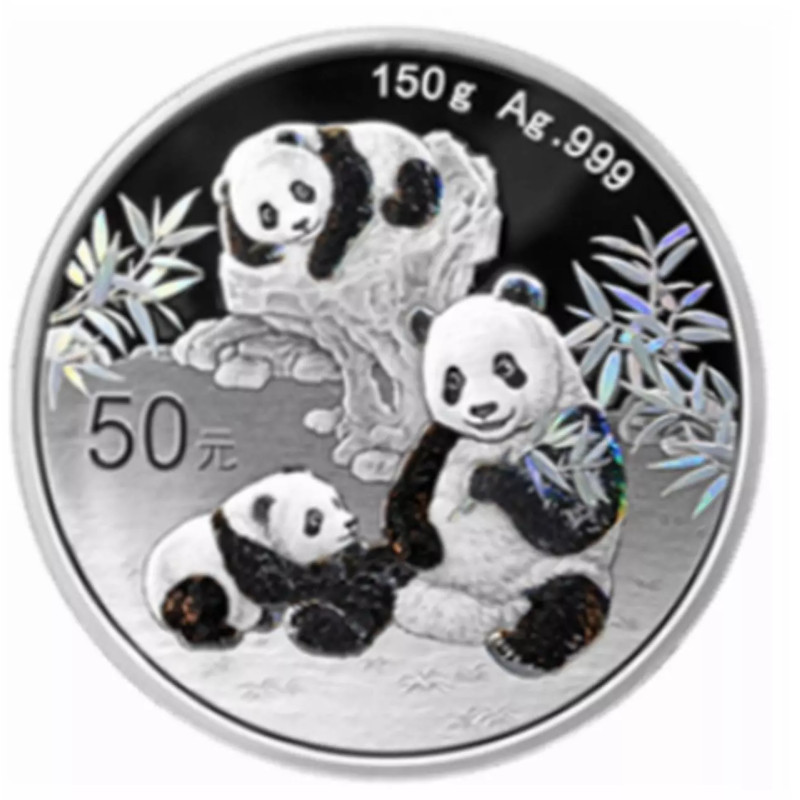 Chinese Panda 2025 Silver Coin, 150 grams (proof)