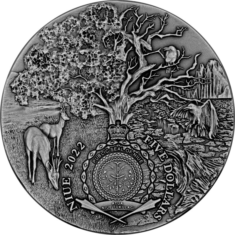 Angels & Demons Silver Coin: Michael 2022, 2 oz.