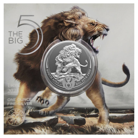 Silver coin Big Five III: Lion 2025, 1 oz.