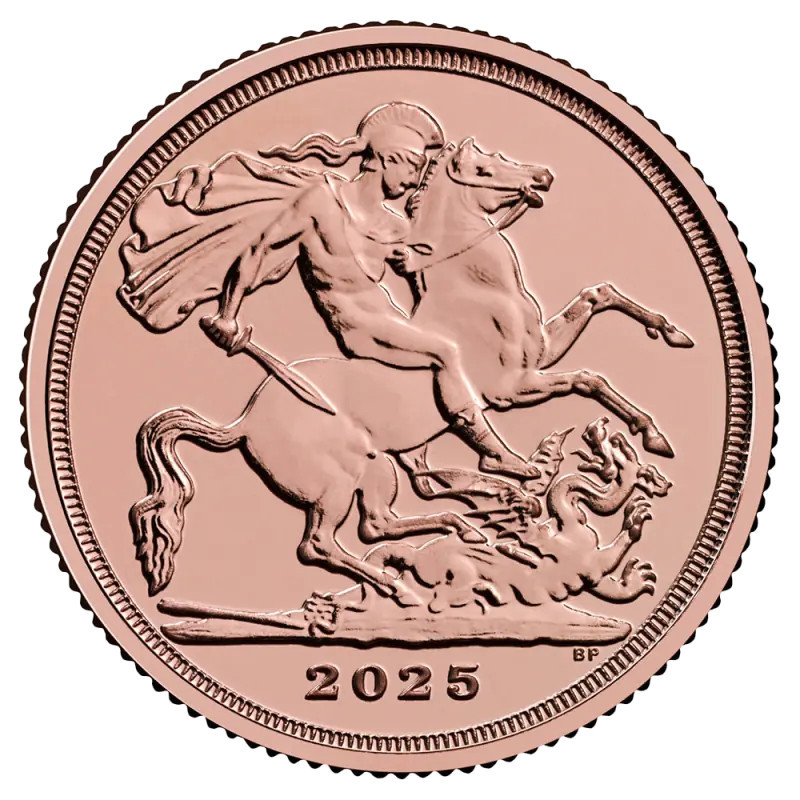 Quarter Sovereign Charles III Gold Coin | 2025