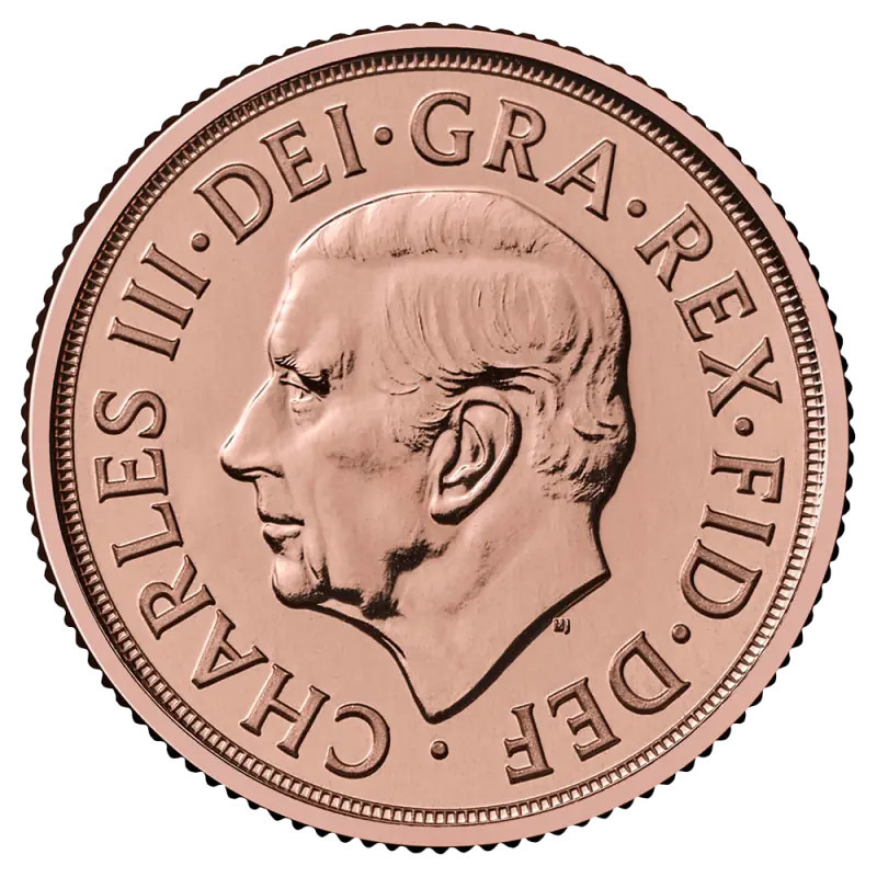 Quarter Sovereign Charles III Gold Coin | 2025