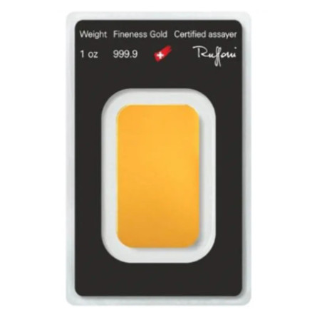 Золотий злиток Папа Лев XIV Card 1/1000 унції.