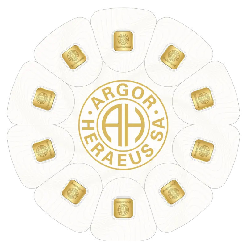 Argor-Heraeus GoldSeed 10 x 1g Gold Bar