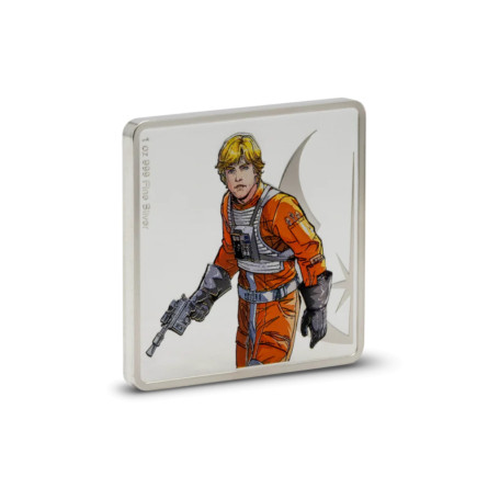 Luke Skywalker and R2-D2 2025 Silver Medal, 1 oz.
