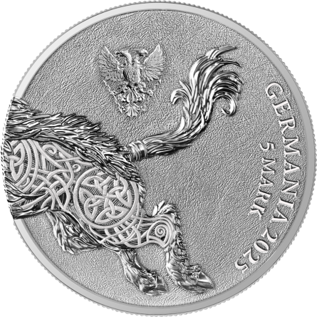 Germania Beasts silver coin: Gullinbursti 2025, 1 oz.