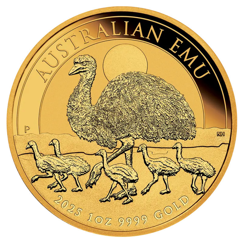 Perth Mint 2025 1 oz Emu Gold Coin