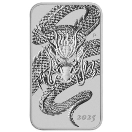 1 oz Dragon Rectangular Silver Coin | 2025