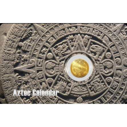 Aztec Calendar Gold Coin 2025, 1/1000 oz