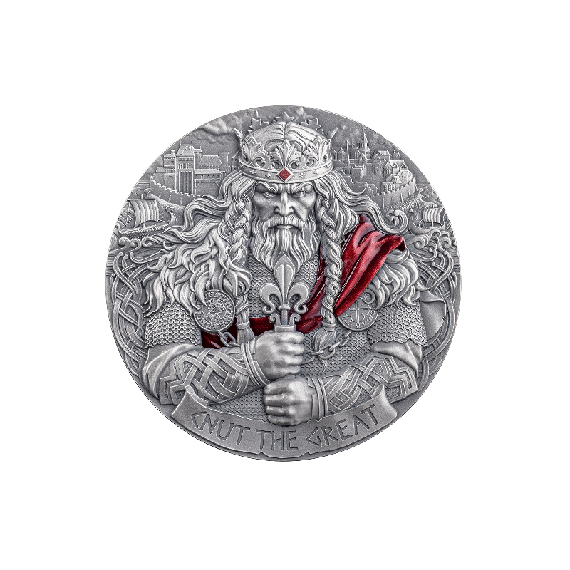 Silver Coin The Way to Valhalla: King Cnut The Great 2025, 2 ounces