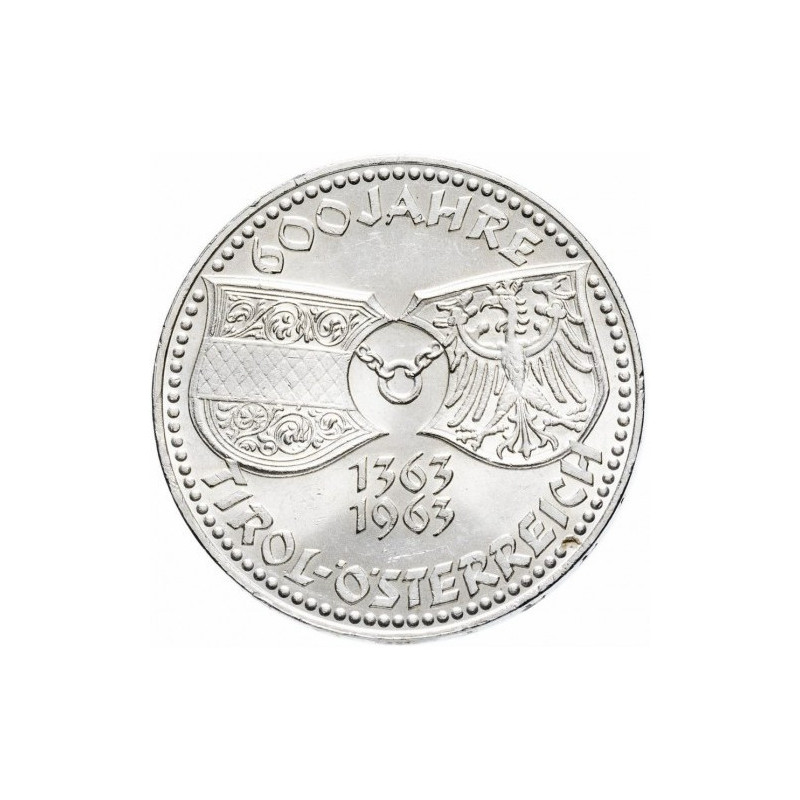 Silver Austra 50 Shilling Coin, Various vintages and designs, 20 gr.