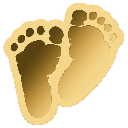 Chad Gold Coin, Feet of a Child , 1/1000 oz.