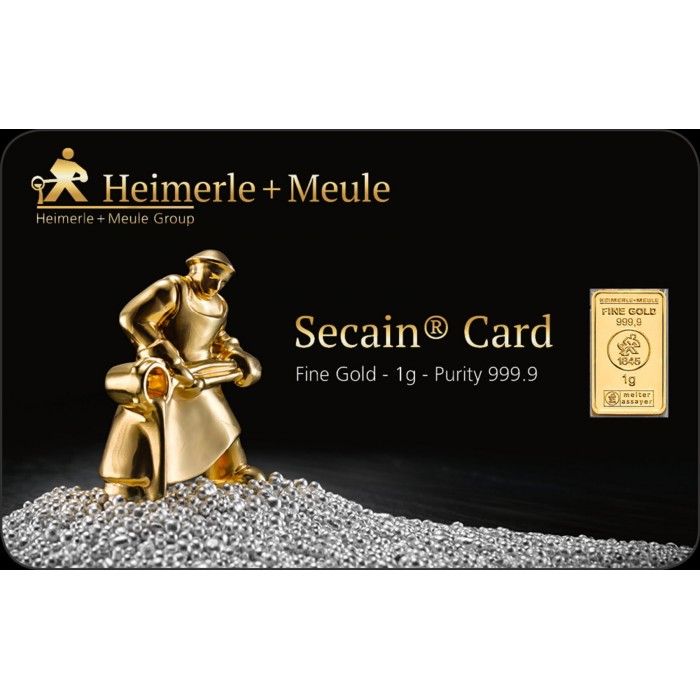 Heimerle & Meule Goldanlagebarren, 1g