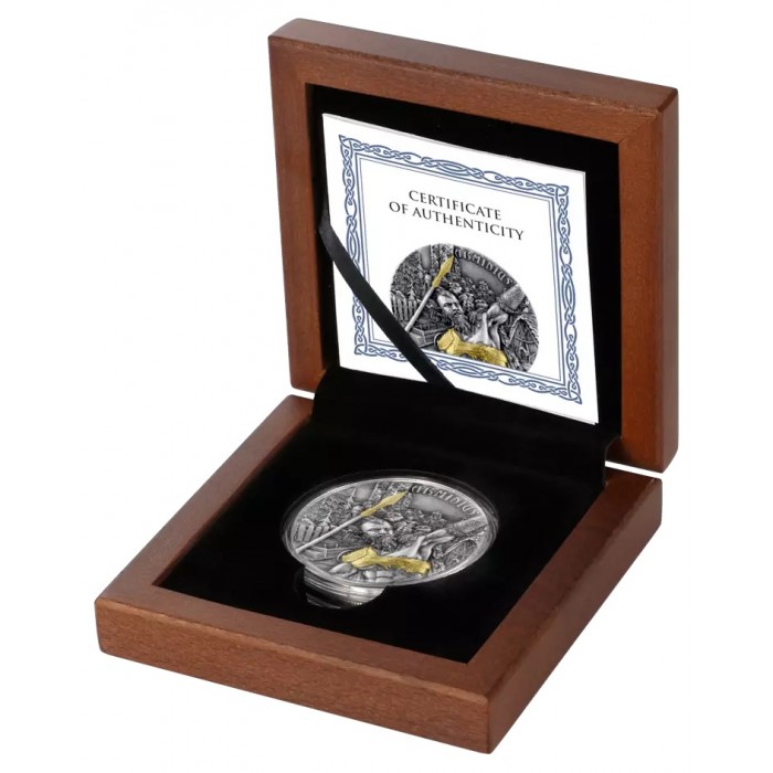 Warriors Silver Coin: Arminius 2022, 2 oz (high relief)