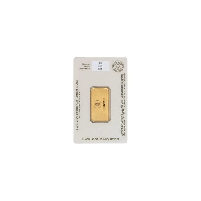 10g Gold Bar | C.Hafner