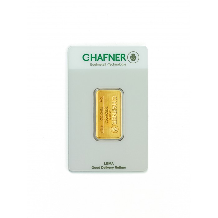 10g Gold Bar | C.Hafner