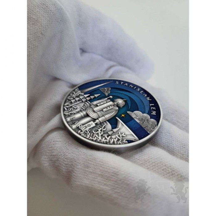 Stanislaw Lem Silver Coin: Solaris 2022, 2 oz.
