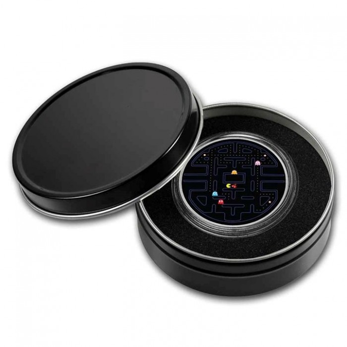 PAC-MAN Silver Coin - Circular Maze 2023 Proof, 2 oz