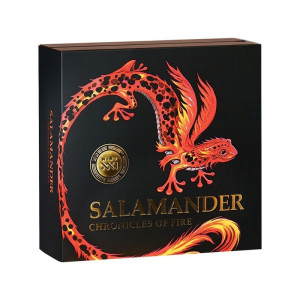 Srebrna Moneta Chronicles of Fire: Salamander 2024, 2 uncje