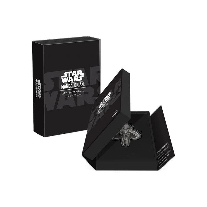 Silver Coin The Mandalorian: Mythosaurus 2023, 2 oz